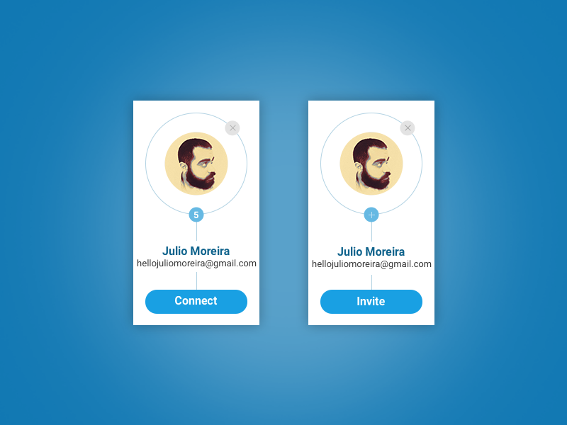 Linkedin Card Redesign by Julio Moreira on Dribbble