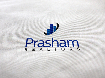 Logo Design for Prasham Realtors by Carving Dezine on Dribbble