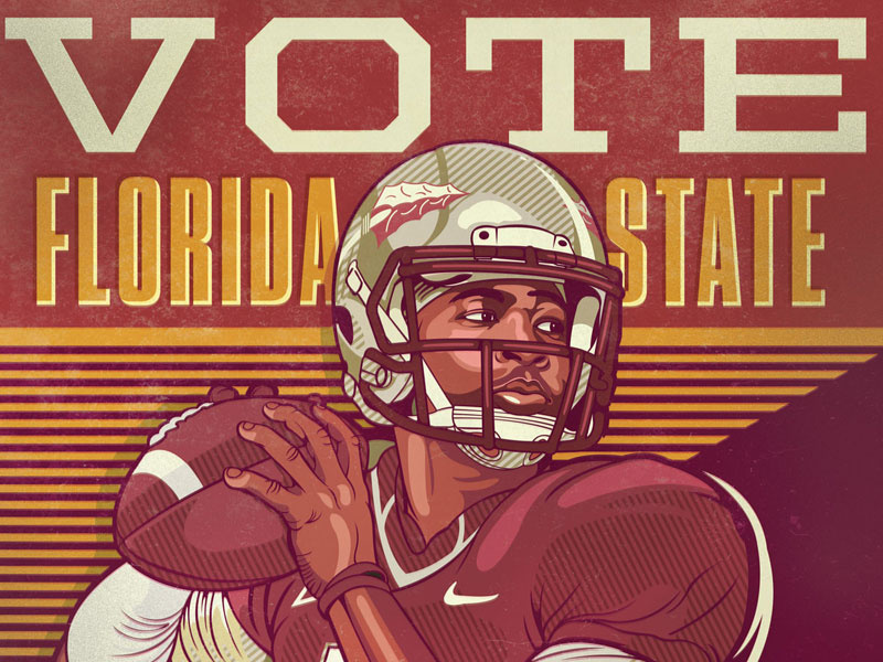 College Football Campaign Posters - ESPN by Samuel Ho on Dribbble
