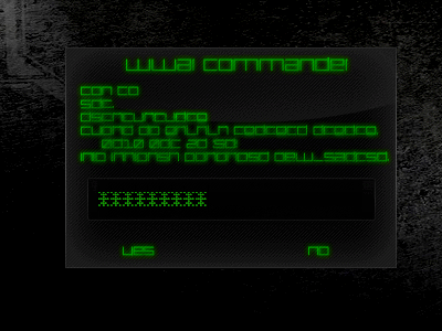 Login Dialog - Sci-fi style - GIF Screenshots by nullice on Dribbble