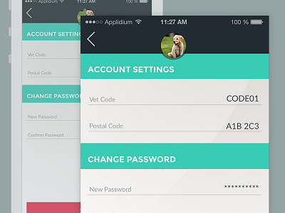 Flat Mobile Design for Account Settings Screen by Ashley Porciuncula on ...