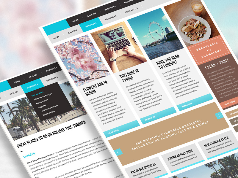 Work In Progress website by Adam Insam on Dribbble