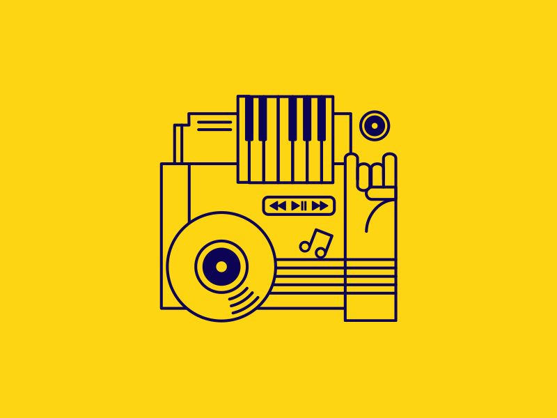 Animated Icon "Music" by dudenas on Dribbble
