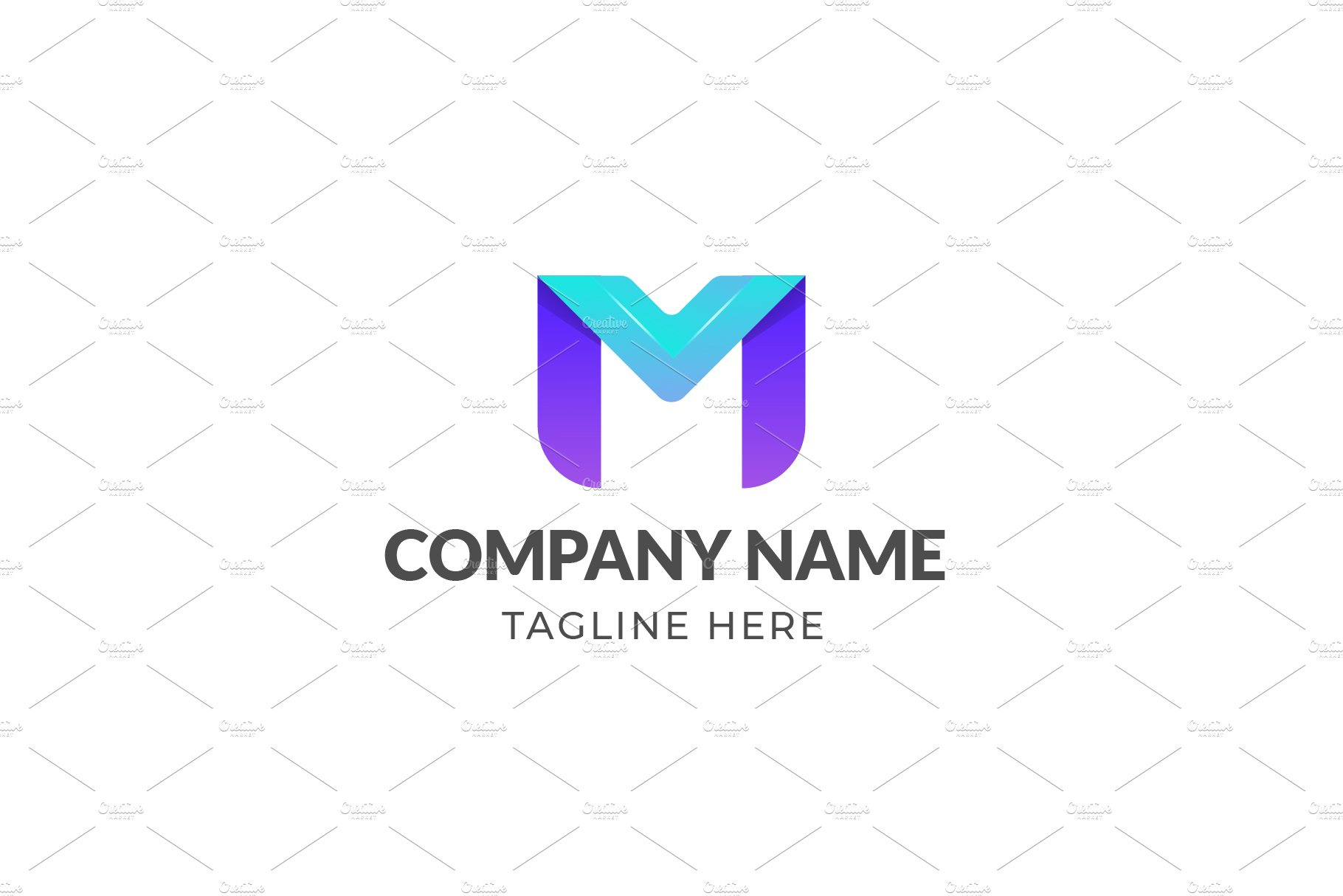 Letter M logo design by BlackSweet Studio on Dribbble