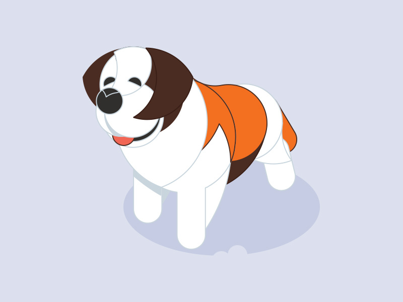 Saint Bernard by Paul-Constantin Turcanu on Dribbble