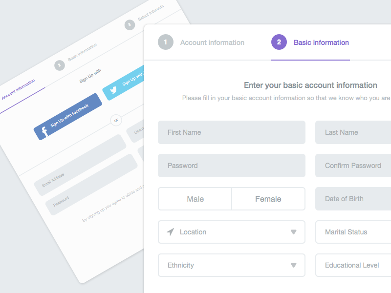 Clean Form by Andres Jasso on Dribbble
