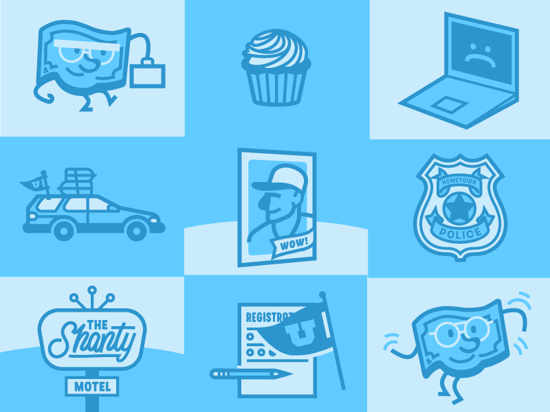 Banzai Icons by Kyle Wayne Benson on Dribbble