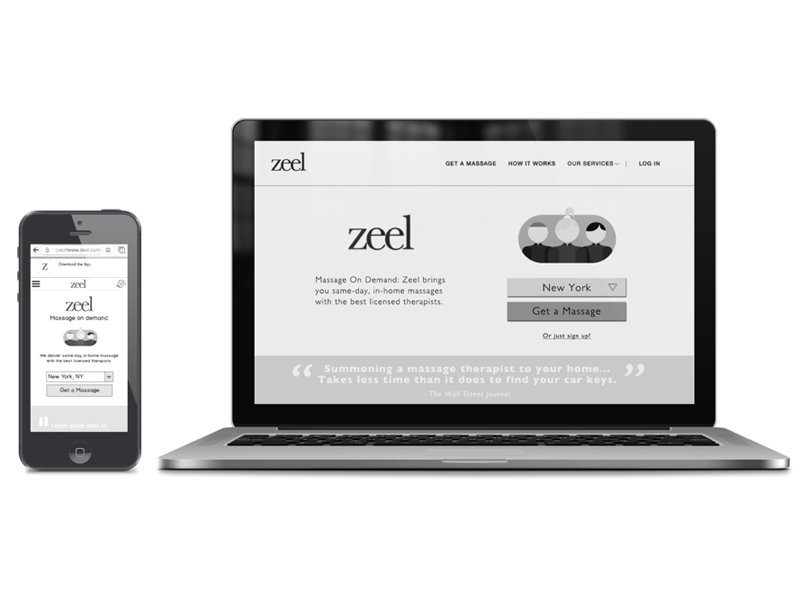 Zeel - Website Redesign by Kait Smith on Dribbble