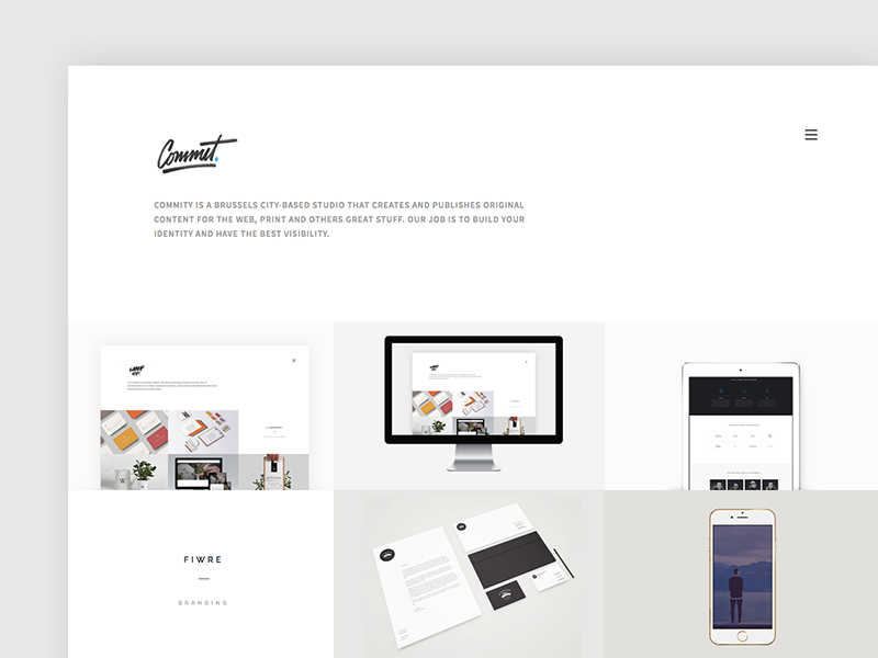 Commity - Upcoming Template by François Martin on Dribbble