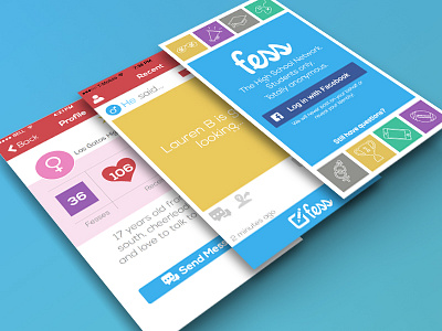 Fess App by Kate Braham on Dribbble
