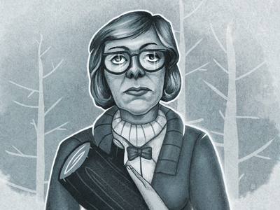 The Log Lady by MUTI on Dribbble