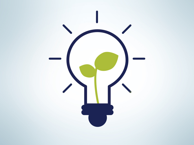 Green Light Bulb by Dave Keine on Dribbble