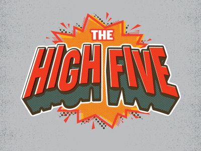 The High Five for The Delicious Design League by Fraser Davidson for ...