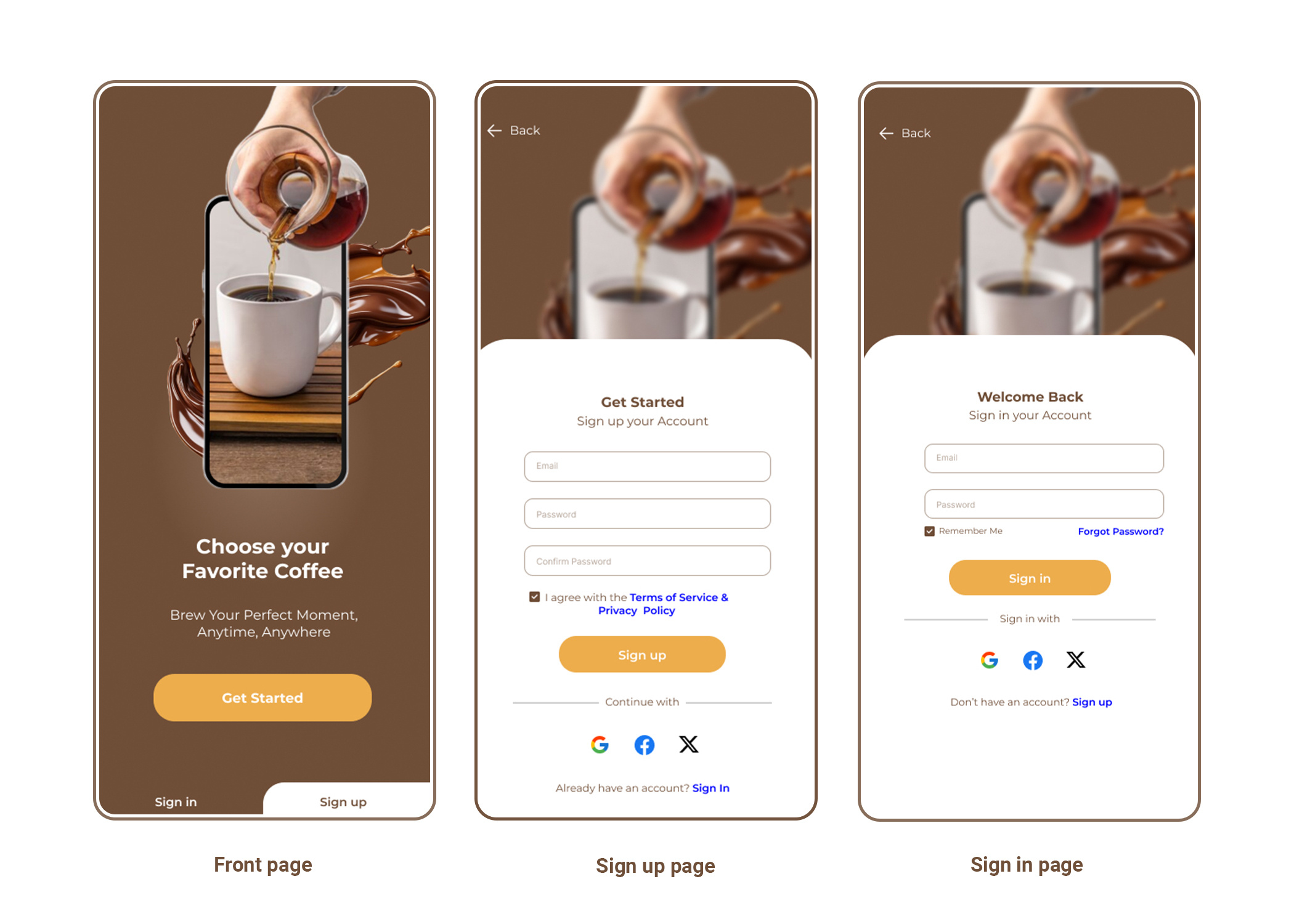 Sign In & Sign Up Page Design by Irudayaraj J on Dribbble