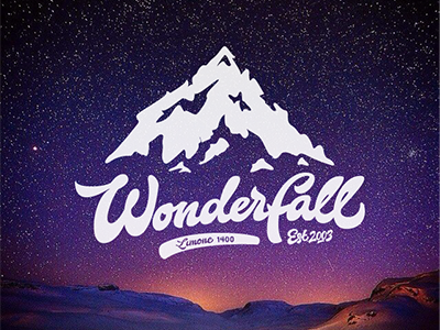 Print for "Wonderfall" by kirillrichert on Dribbble