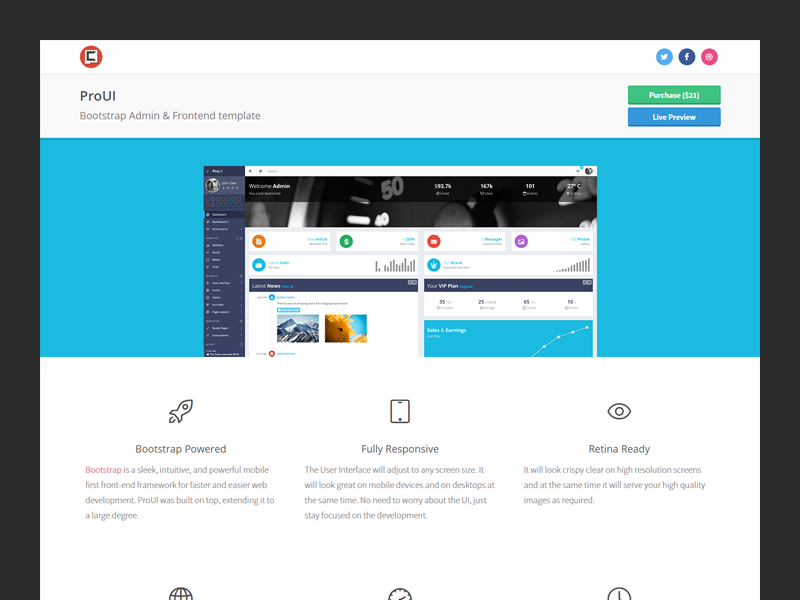 New Store by pixelcave on Dribbble