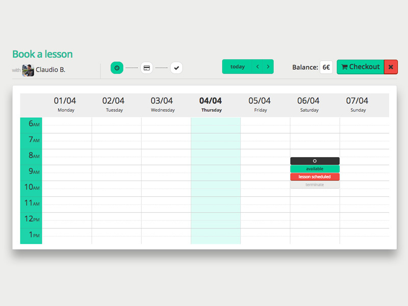 Fluentify booking sessions (beta 2013) by Claudio Bosco for Fluentify ...
