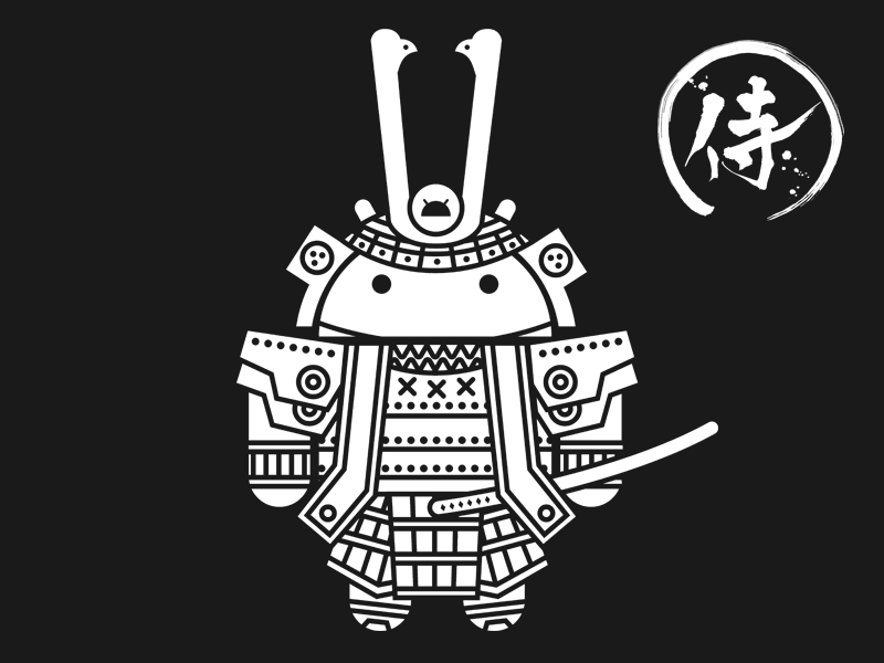 Android Samurai by Taylor Ling on Dribbble