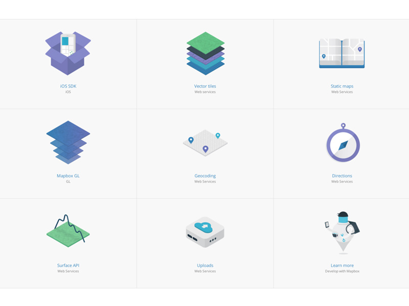 Mapbox Icons by Tatiana Van Campenhout on Dribbble
