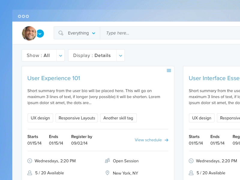 Animated User Menu by Stoyan Daskaloff on Dribbble