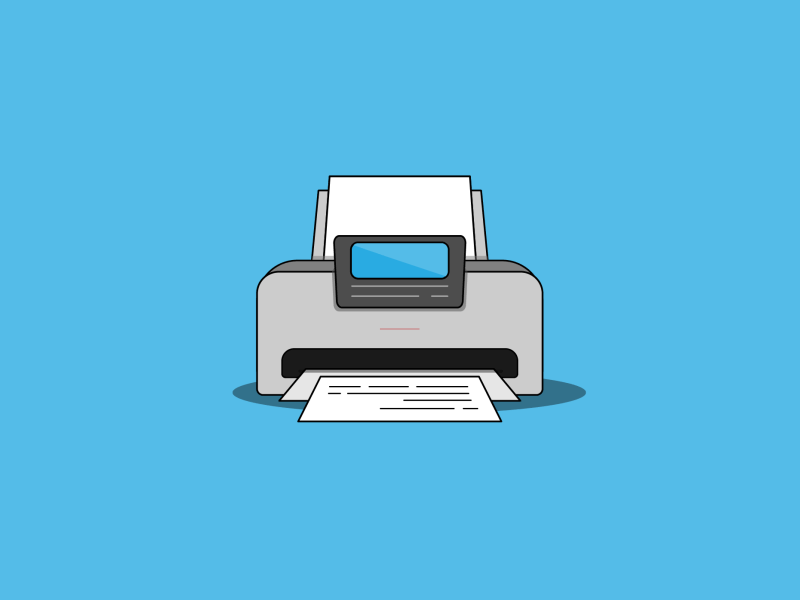 Browse thousands of Printer images for design inspiration | Dribbble