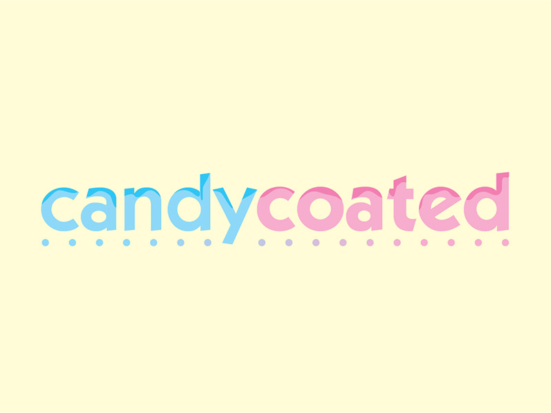 Candy Coated Logo by Sean Farmer on Dribbble