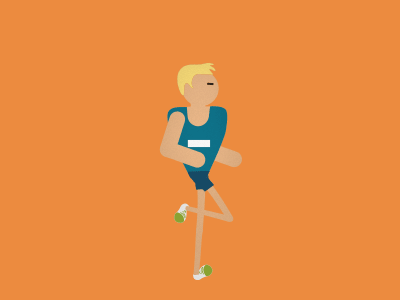 Happy Run by Hedvig Ahlberg on Dribbble