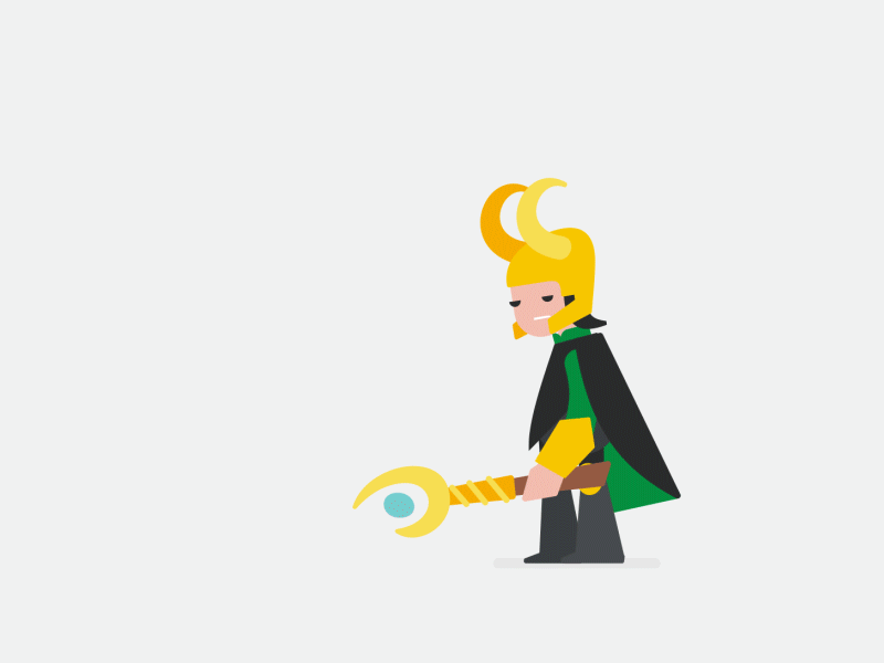 Loki animation by Roman Vyshyvanov for SKILZ on Dribbble