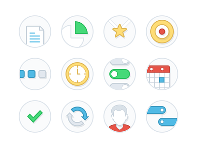 Feature Icons by Majo Moravcik on Dribbble