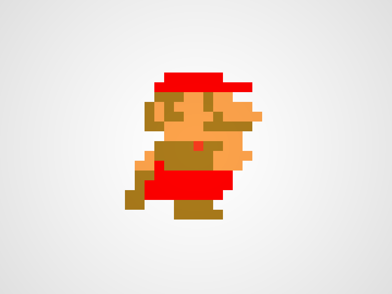Sprite De Mario De 8 Bits 8 Bit Super Mario Stickers By Nintendo Co.,