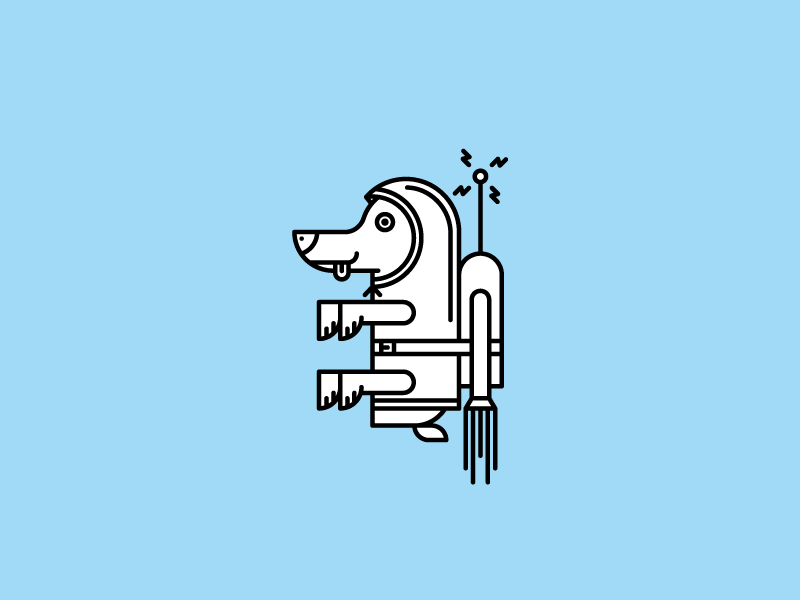 Jet Dog by Thomas Vanhuyse on Dribbble