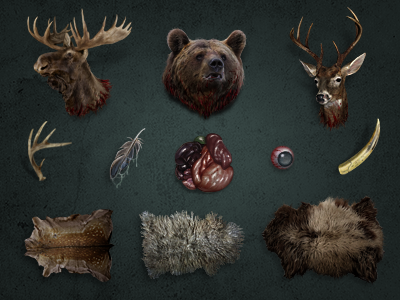 Some gory icons by Ruslan on Dribbble