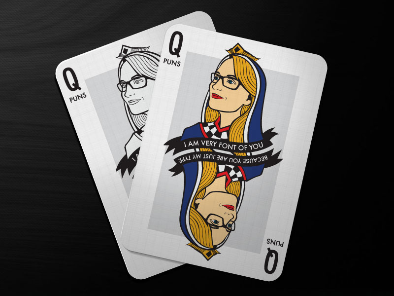 Katie, the Pun Queen by Joy Garcia on Dribbble