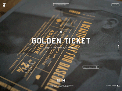 Shop animations show/hide by Bethany Heck on Dribbble