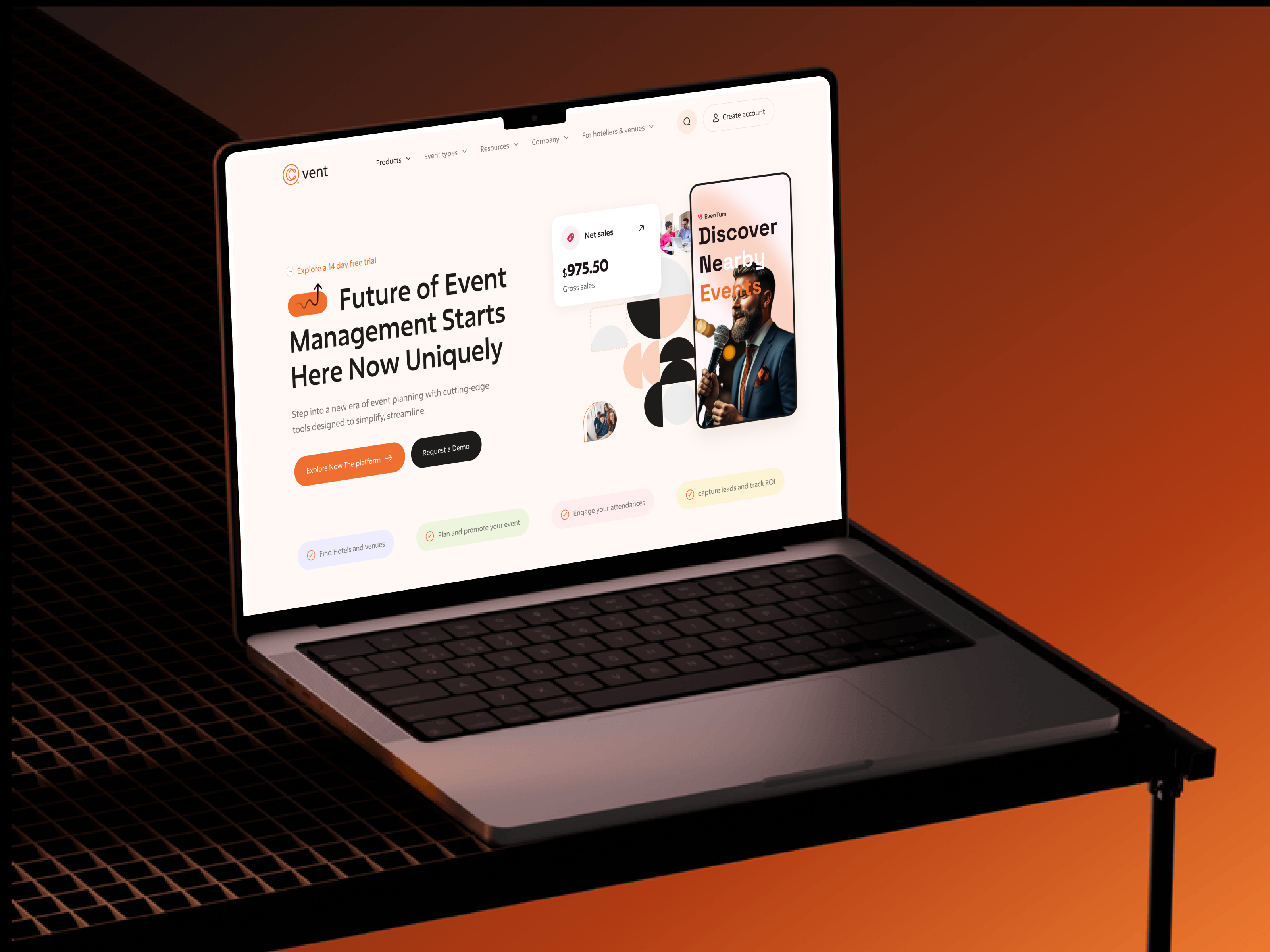 Event Landing Page by UI Azmir Sheikh on Dribbble