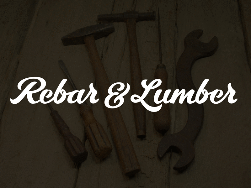 Rebar & Lumber by Mike Jones on Dribbble