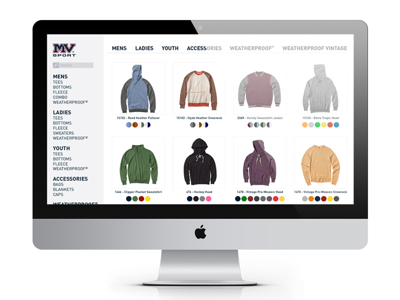 Garments Page by Charlie Mertens on Dribbble