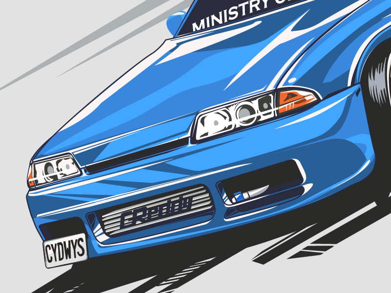 Nissan Skyline R32 by Denis Korobov on Dribbble