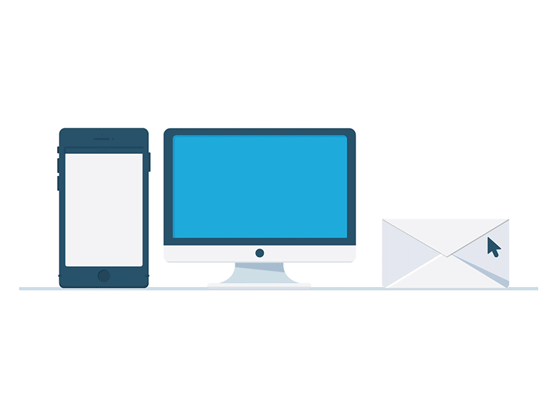 Echoing Content Animation by Kirk! Wallace on Dribbble