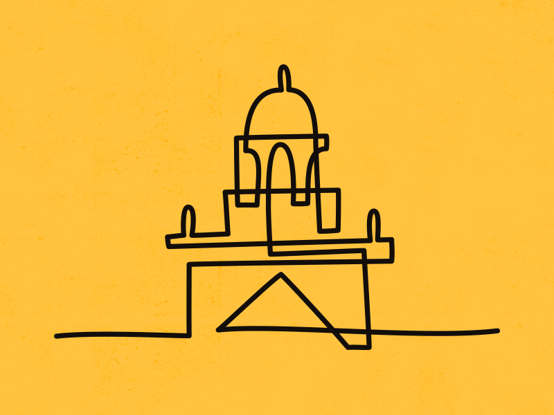 Baylor line drawing by Andy Anzollitto on Dribbble