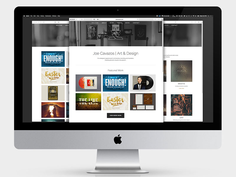 New Site, New Work by Joe Cavazos on Dribbble