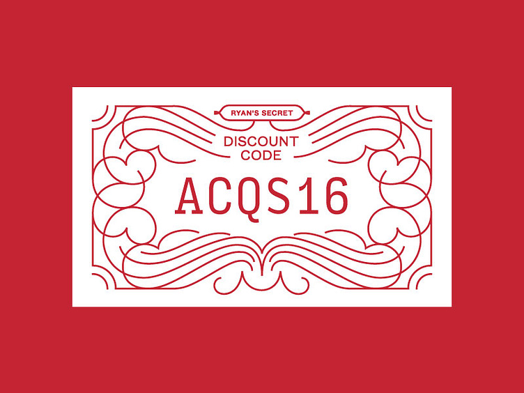 Discount Code by Kyle Wayne Benson on Dribbble