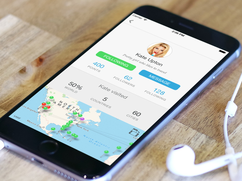 Hitlist friend profile by Tomislav Filipcic on Dribbble