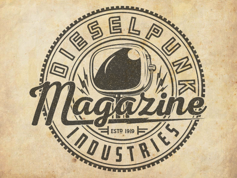 Dieselpunk Industries Magazine Logo by Scott on Dribbble