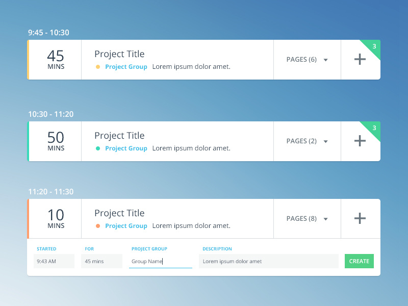 Time Tracking Assistant UI by Aqeela Valley for Isoflow on Dribbble