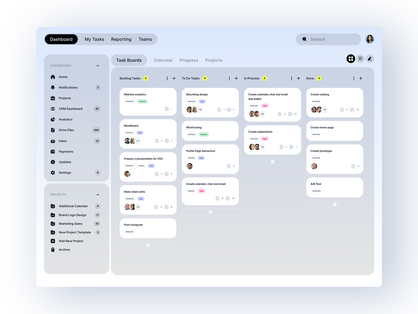 Web-based Project Management System by Spot on Dribbble