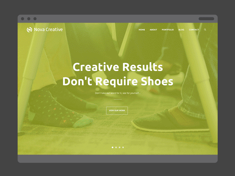 New Site by Visual Jams for Nova Creative on Dribbble