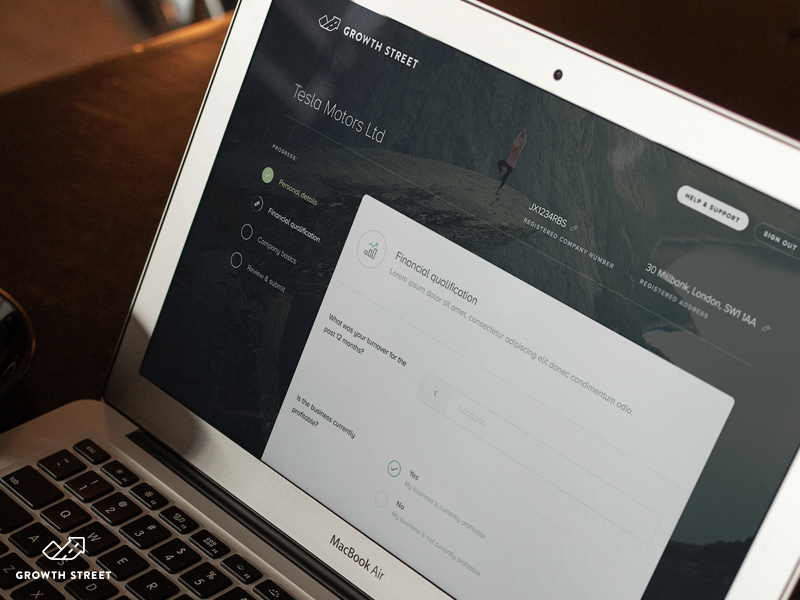 Growth Street - Signup by Jon Taylor on Dribbble