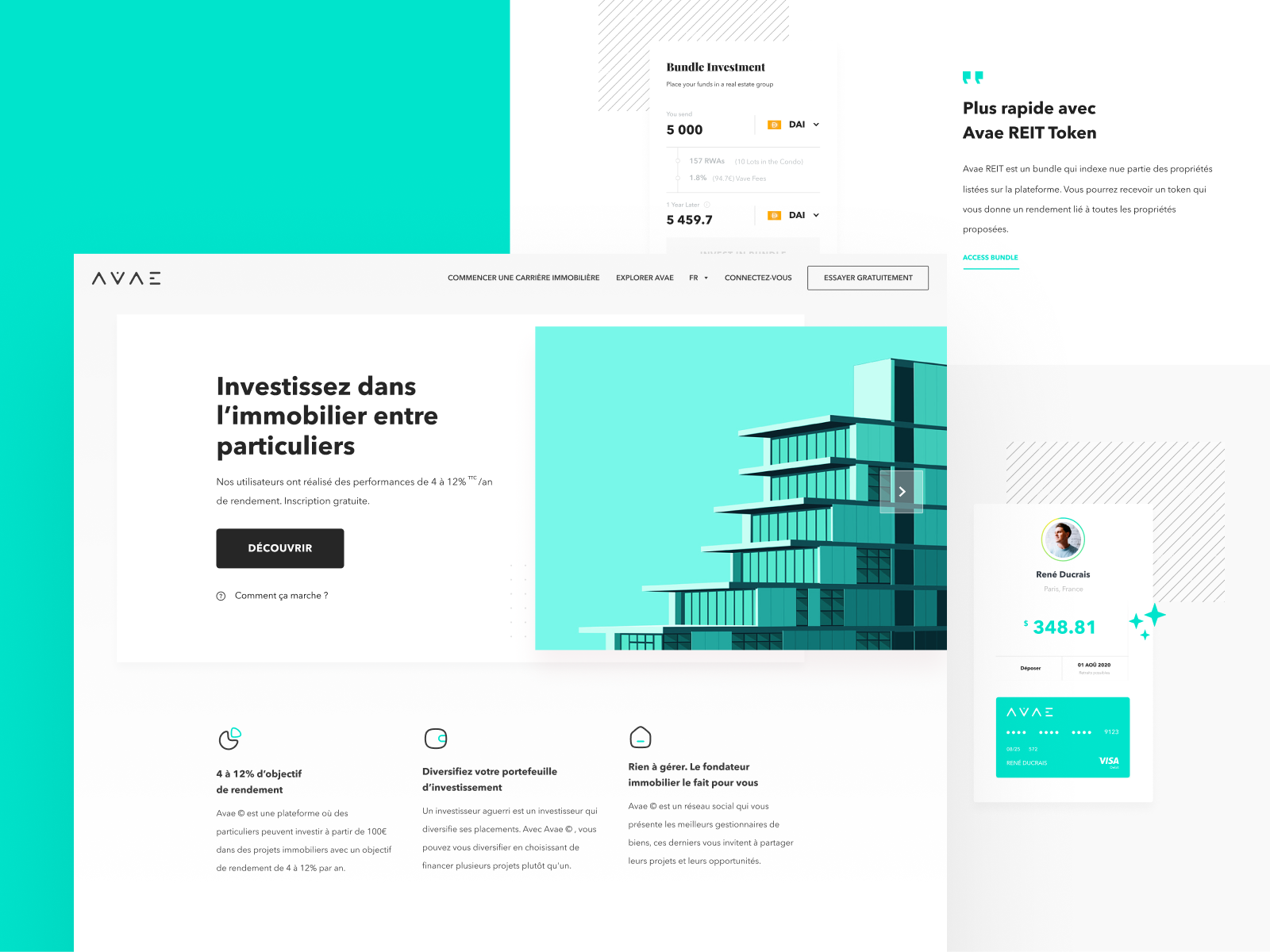 Tokenized Real Estate Home by Mehdi R. on Dribbble