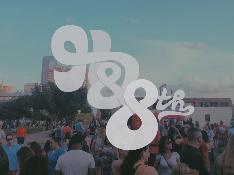 H&8th Lettering by AJ Godfrey on Dribbble